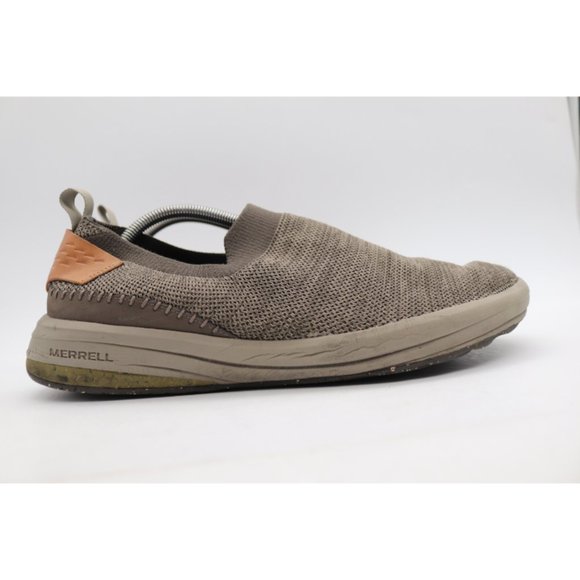 Merrell | Shoes | Merrell Gridway Moc Mens Size 1 Gray Knit Slip On ...